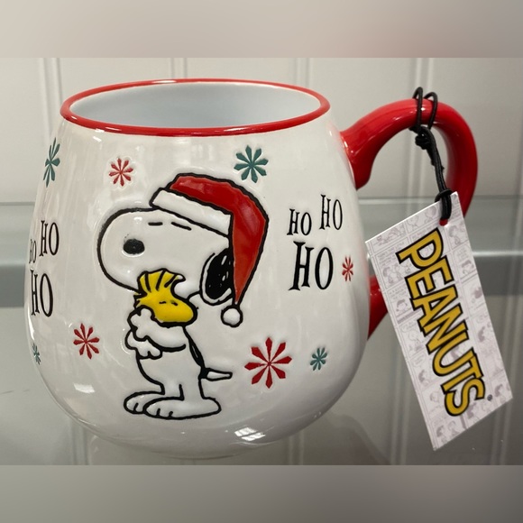 Peanuts | Dining | Peanuts Christmas Snoopy Woodstock Ho Ho Ho ...